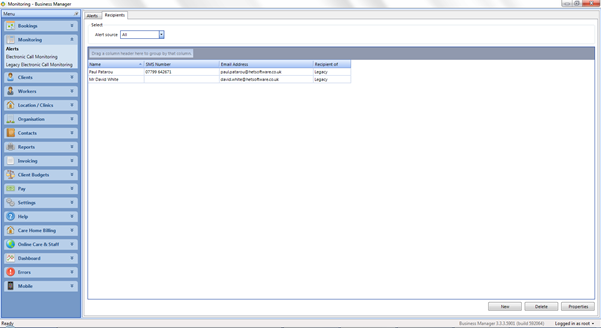 Business manager: How to set up alerts for monitoring